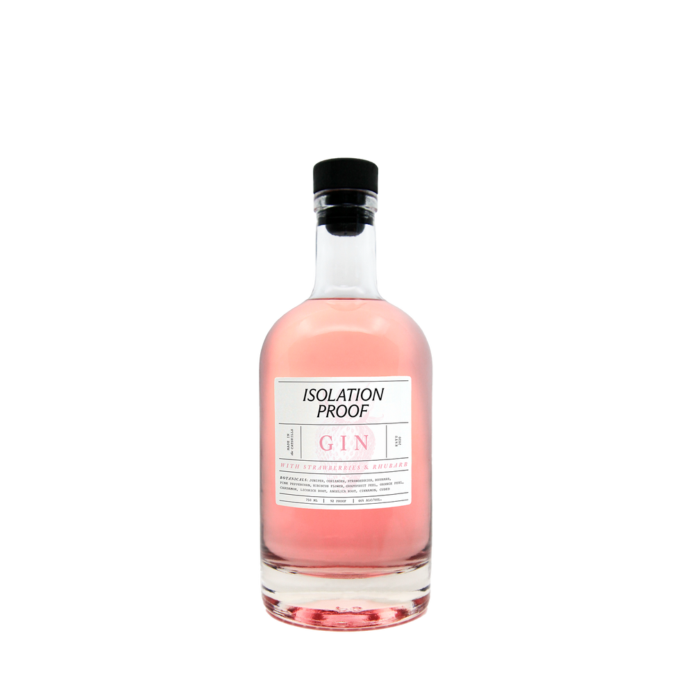 Isolation Proof Strawberry Rhubarb Gin | T. Edward Wines & Spirits