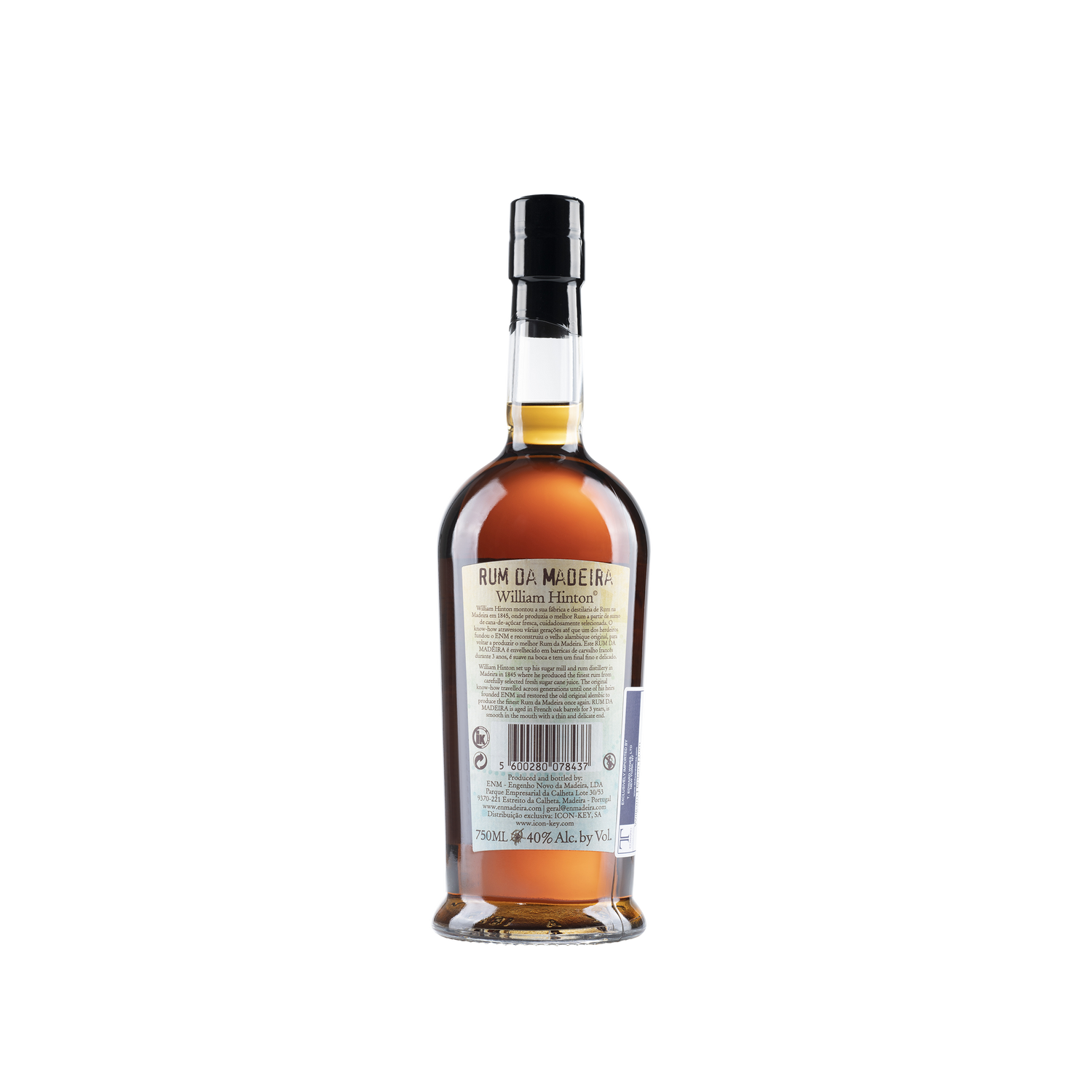 William Hinton 3 Year Old Rum Agricola da Madeira | T. Edward Wines ...